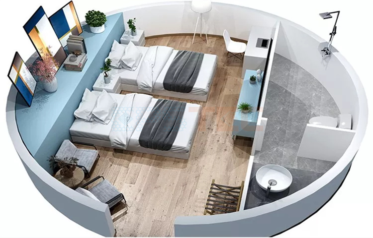 Prefabricated modular long dome house - EPSTEC China EPS machine