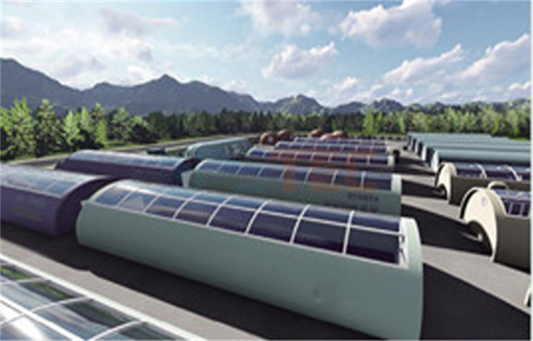 Prefabricated modular long dome house - EPSTEC China EPS machine