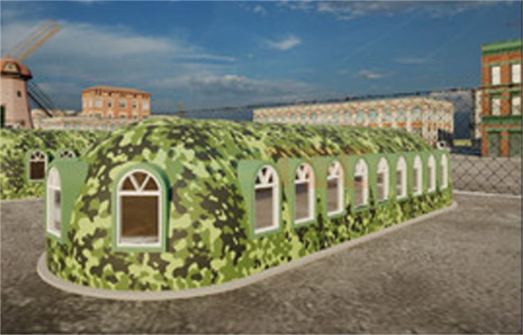 Prefabricated modular long dome house - EPSTEC China EPS machine