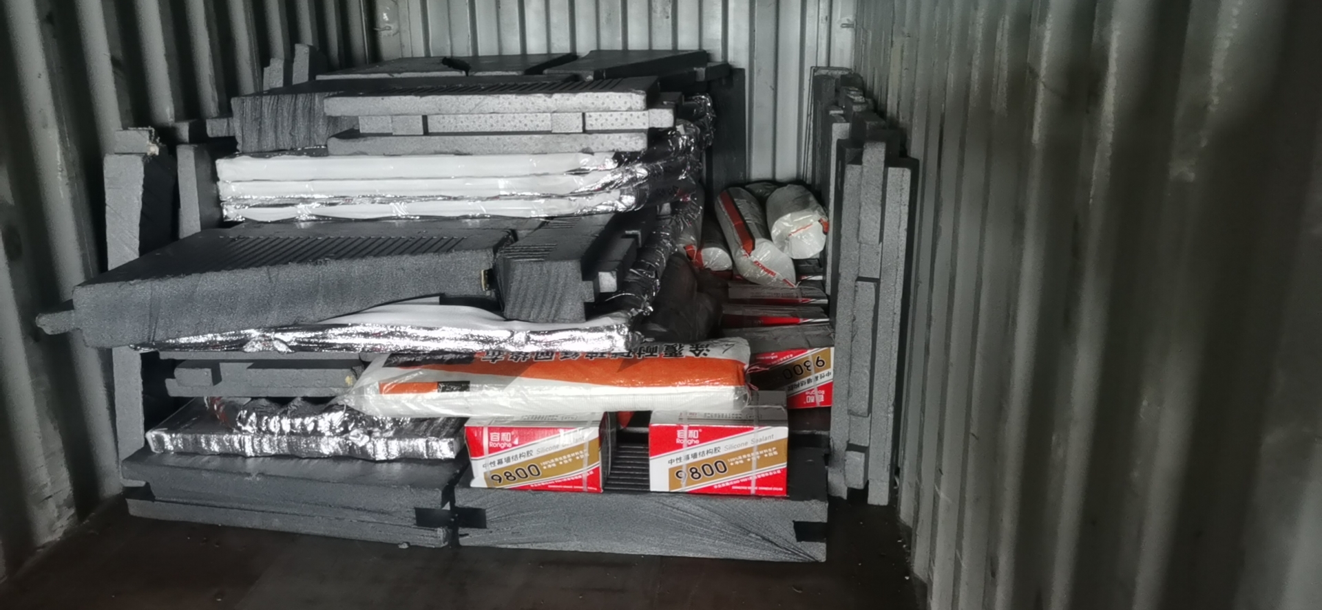 EPS dome house loading container photos - EPSTEC China EPS machine